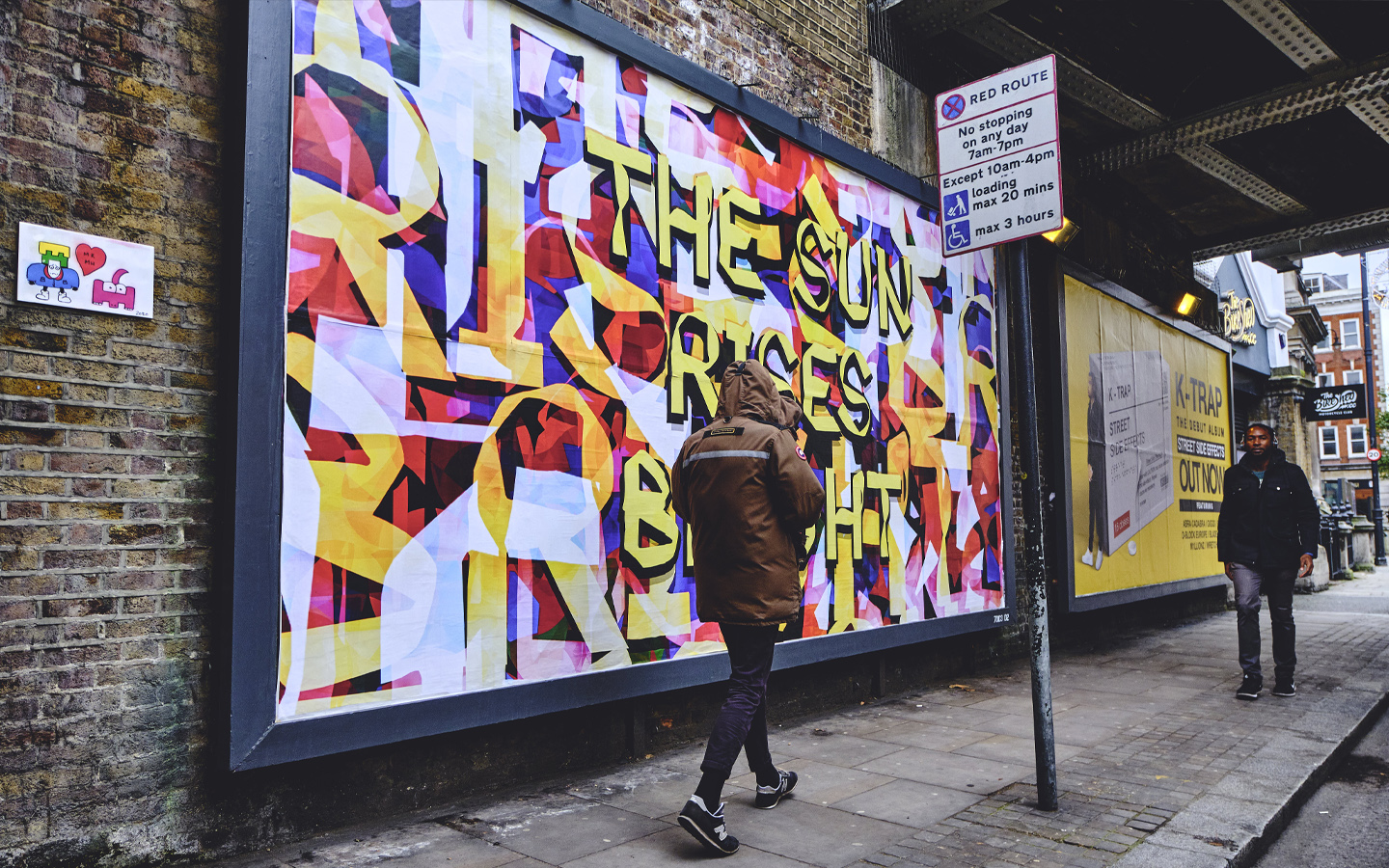 The sun rises bright – Mark Titchner