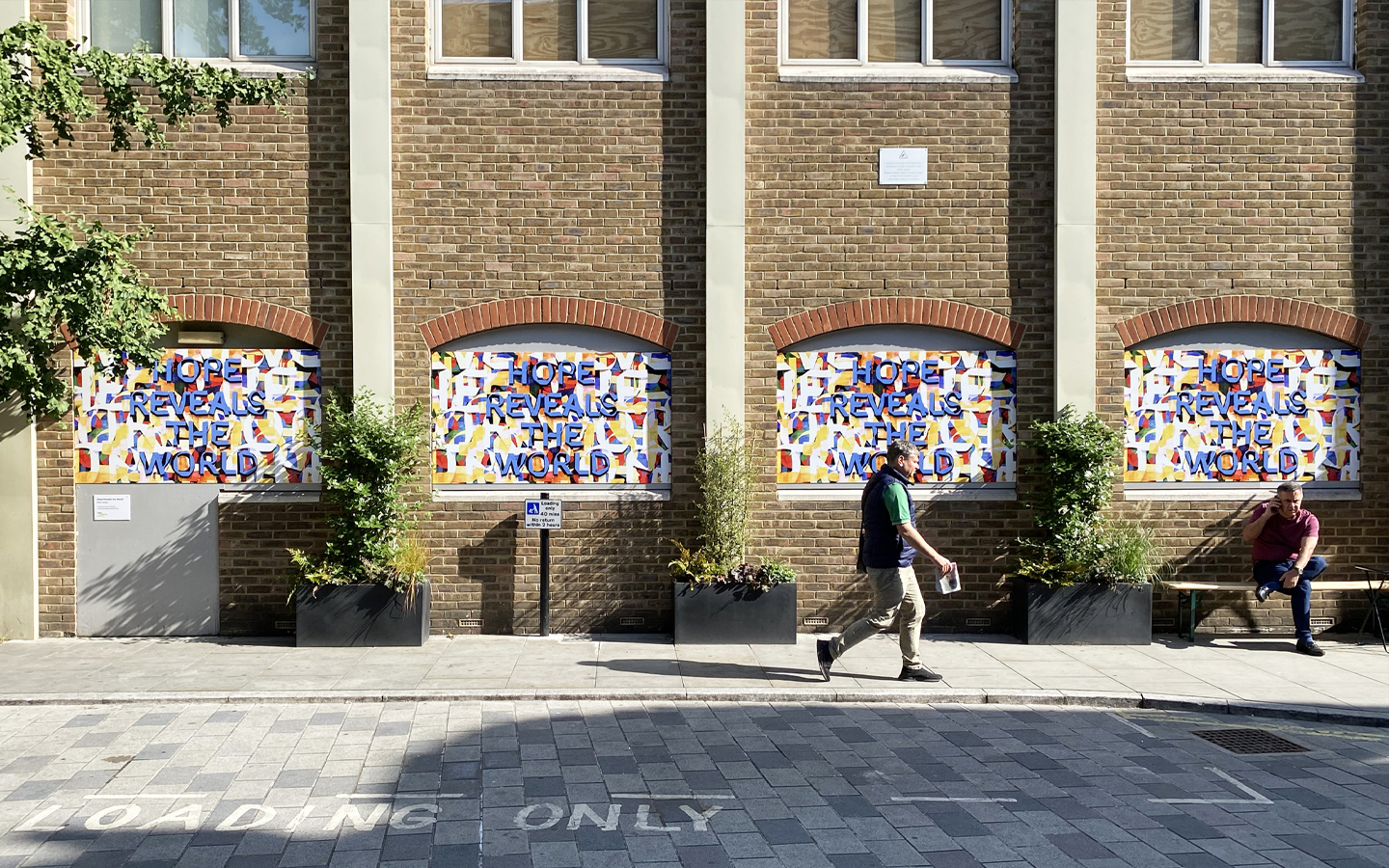 The sun rises bright – Mark Titchner